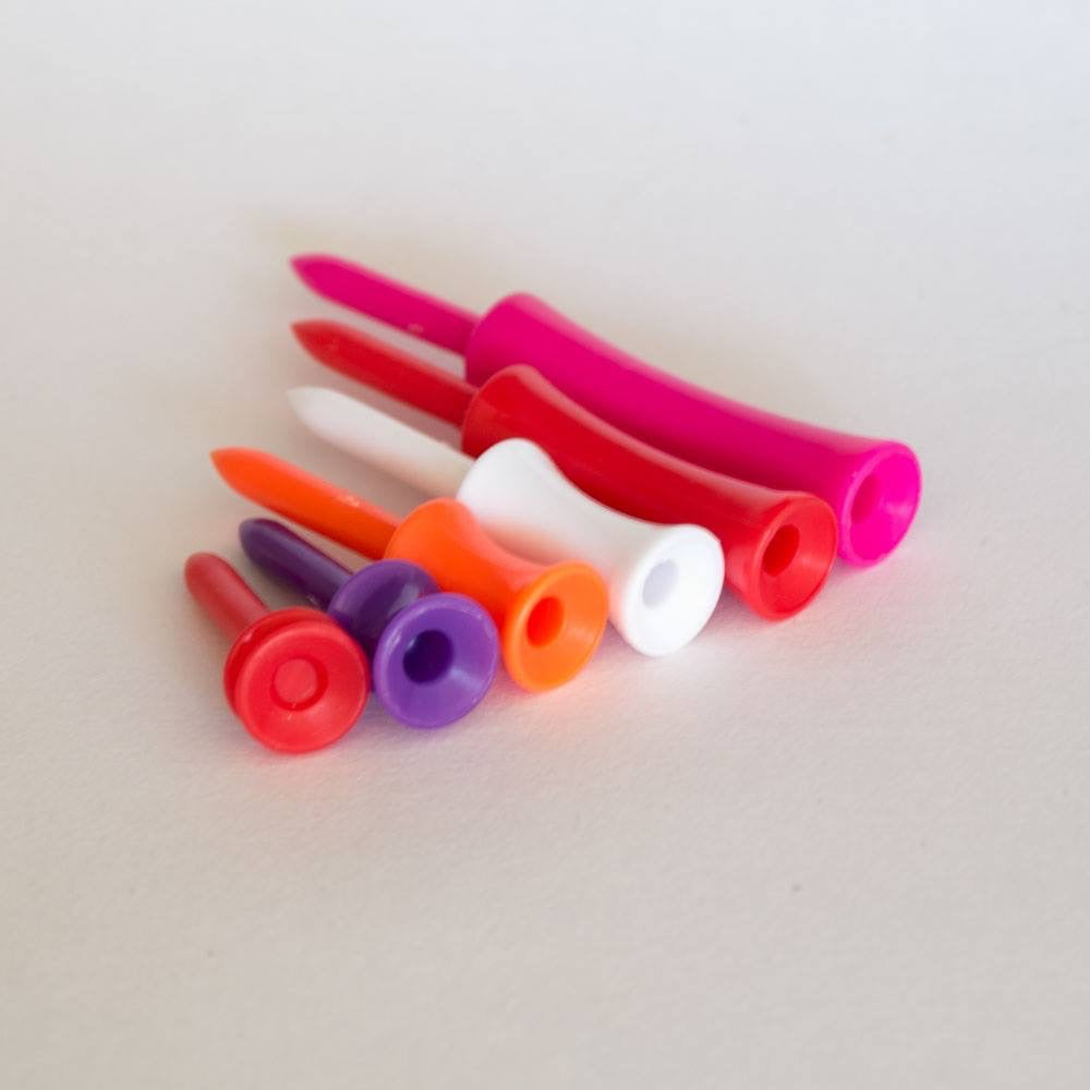 Plastic Step Tees - Mixed Pack of 60 – Bolt Golf